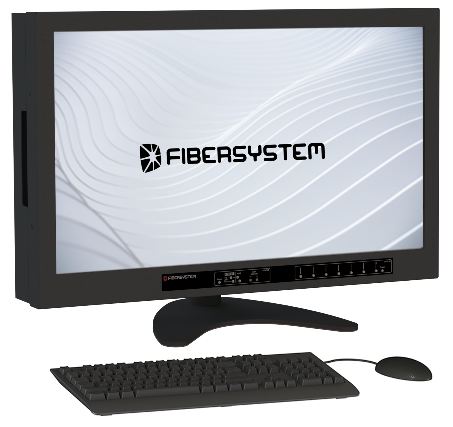 KVM Monitor 24” HDBaseT (TEMPEST Level A & RÖS U1) | Fibersystem